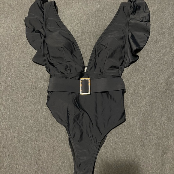 Swim | Belted Bathing Suit | Poshmark